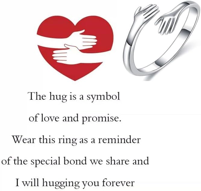 Hug Ring Silver For Couples - perfect gift - Madeofrose