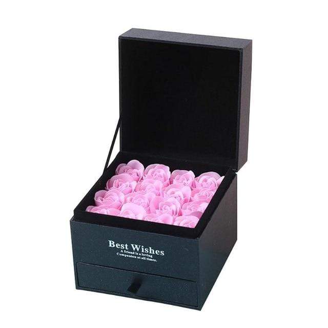 Rose Jewelry Box With Necklace - Madeofrose